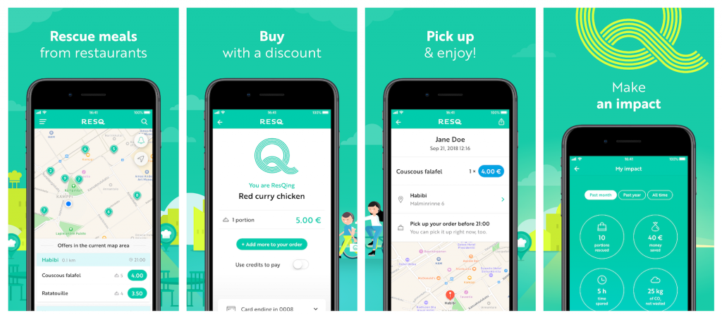 ResQ Club: A mobile app preventing food waste – Sustainability Leap